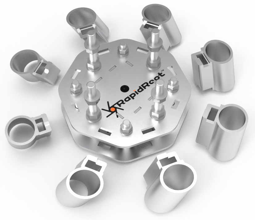 Rapidroot concrete free foundation solutions